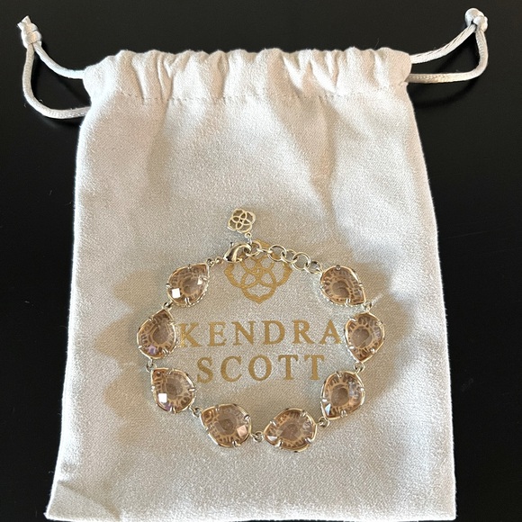 Kendra Scott | Jewelry | Kendra Scott Color Bar Gold Bracelet In Peach ...